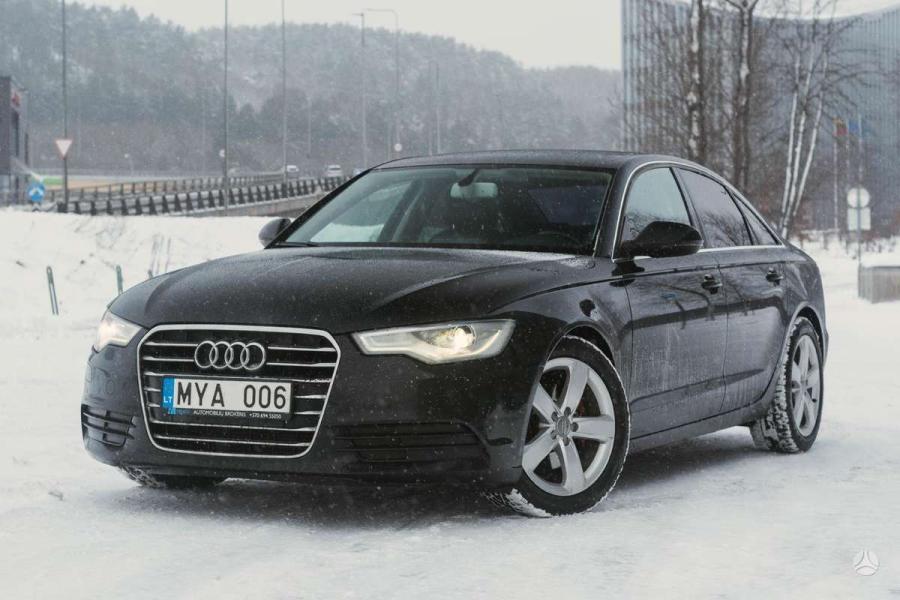 Black Audi A6 2011 in Vilnius, with an engine capacity of 2.97 L and mileage of 280 thousand km for 9300 €, photo 1 on AUTOMOTO.COM.LV
