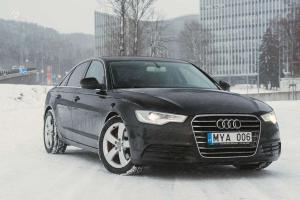 Black Audi A6 2011 in Vilnius, with an engine capacity of 2.97 L and mileage of 280 thousand km for 9300 €, photo 3 on AUTOMOTO.COM.LV