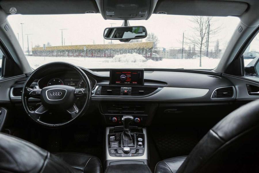 Black Audi A6 2011 in Vilnius, with an engine capacity of 2.97 L and mileage of 280 thousand km for 9300 €, photo 9 on AUTOMOTO.COM.LV