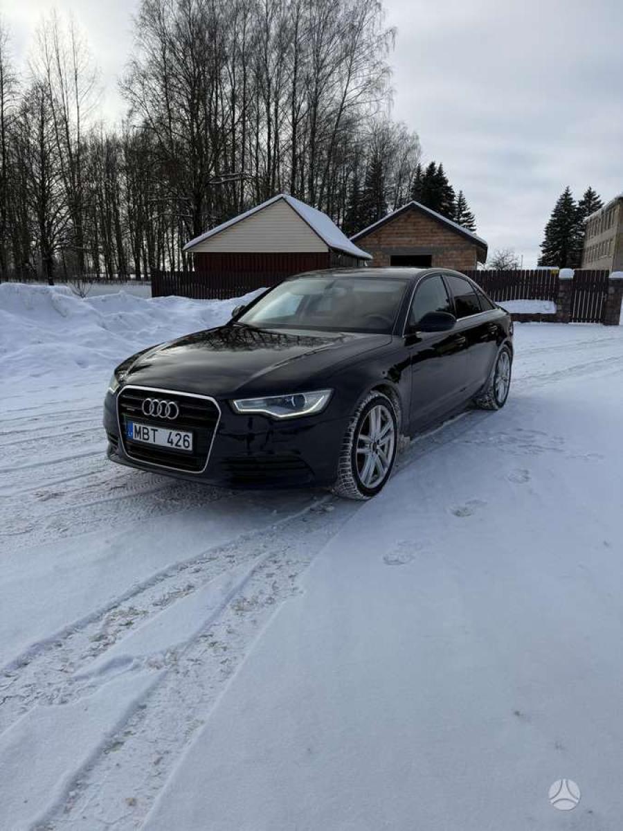Black Audi A6 2011 in Vilnius, with an engine capacity of 2.97 L and mileage of 355 thousand km for 7450 €, photo 1 on AUTOMOTO.COM.LV