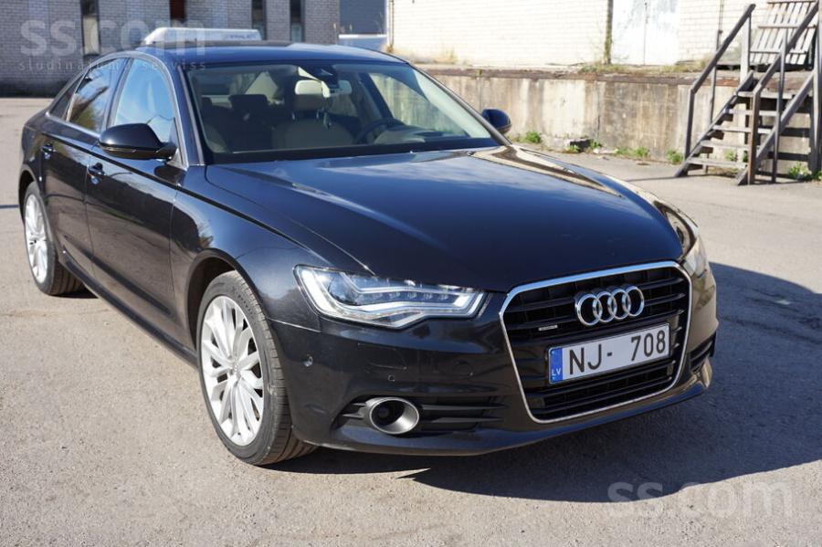 Melns Audi A6 2011 Rīga, ar dzinēja tilpumu 3.00 L un nobraukumu 267 tūkst. km par 12500 €, foto 1 vietnē AUTOMOTO.COM.LV
