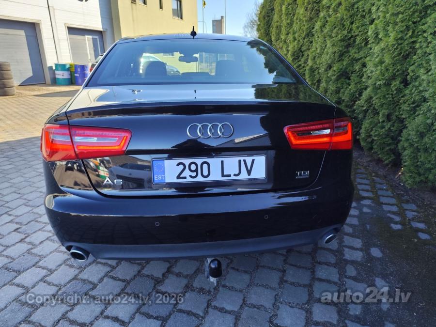 Black Audi A6 2011 in Paide, with an engine capacity of 3.00 L and mileage of 281 thousand km for 9990 €, photo 5 on AUTOMOTO.COM.LV