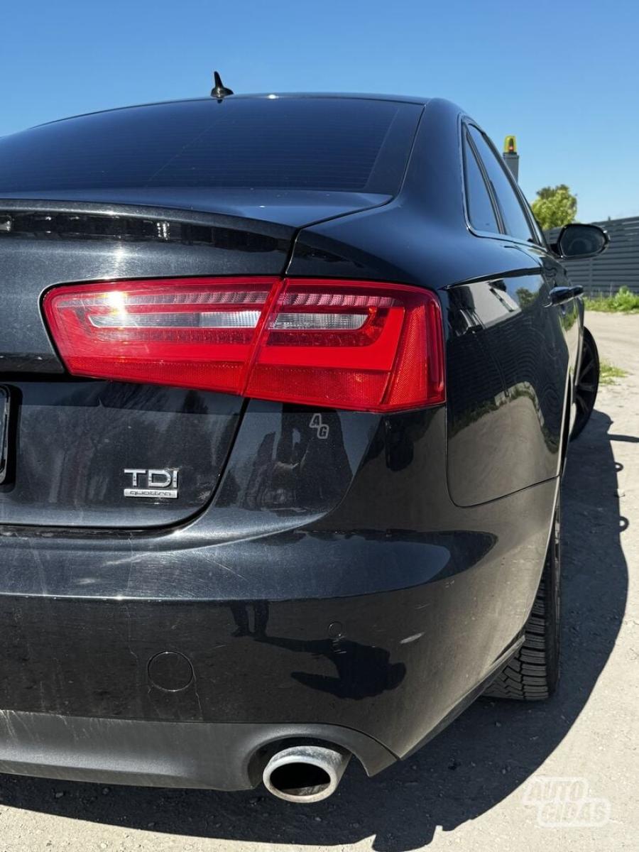 Black Audi A6 2011 in Klaipeda, with an engine capacity of 3.00 L and mileage of 351 thousand km for 7950 €, photo 6 on AUTOMOTO.COM.LV