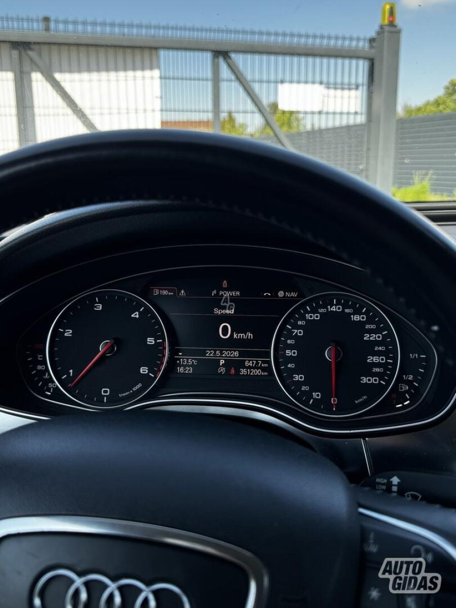Black Audi A6 2011 in Klaipeda, with an engine capacity of 3.00 L and mileage of 351 thousand km for 7950 €, photo 18 on AUTOMOTO.COM.LV