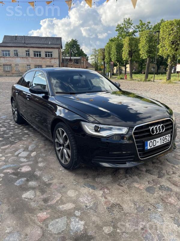 Black Audi A6 2011 in Jelgava, with an engine capacity of 3.00 L and mileage of 306 thousand km for 8300 €, photo 2 on AUTOMOTO.COM.LV