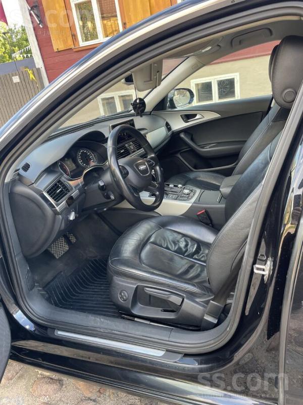 Black Audi A6 2011 in Jelgava, with an engine capacity of 3.00 L and mileage of 306 thousand km for 8300 €, photo 8 on AUTOMOTO.COM.LV