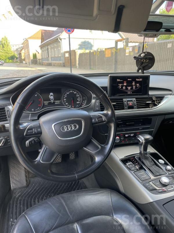 Black Audi A6 2011 in Jelgava, with an engine capacity of 3.00 L and mileage of 306 thousand km for 8300 €, photo 9 on AUTOMOTO.COM.LV