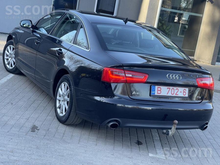 Black Audi A6 2011 in Jurmala, with an engine capacity of 2.80 L and mileage of 0 thousand km for 6650 €, photo 12 on AUTOMOTO.COM.LV