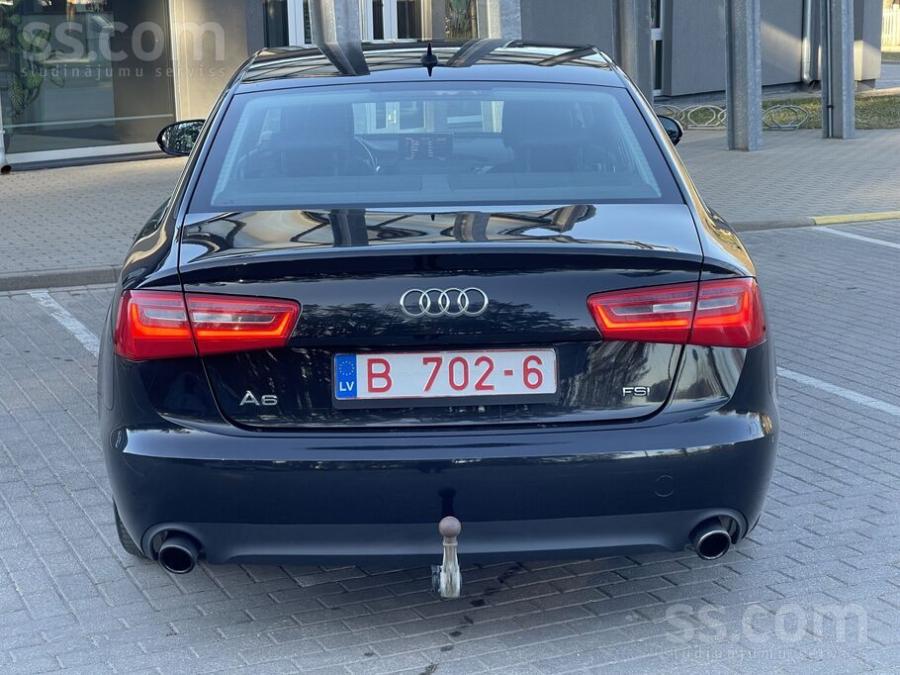 Black Audi A6 2011 in Jurmala, with an engine capacity of 2.80 L and mileage of 0 thousand km for 6650 €, photo 14 on AUTOMOTO.COM.LV