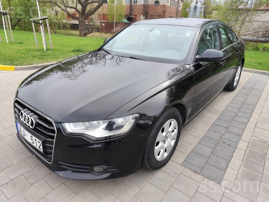 Black Audi A6 2011 in Riga, with an engine capacity of 3.00 L and mileage of 418 thousand km for 7650 €, photo 1 on AUTOMOTO.COM.LV