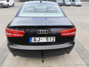 Black Audi A6 2011 in Riga, with an engine capacity of 3.00 L and mileage of 418 thousand km for 7650 €, photo 5 on AUTOMOTO.COM.LV