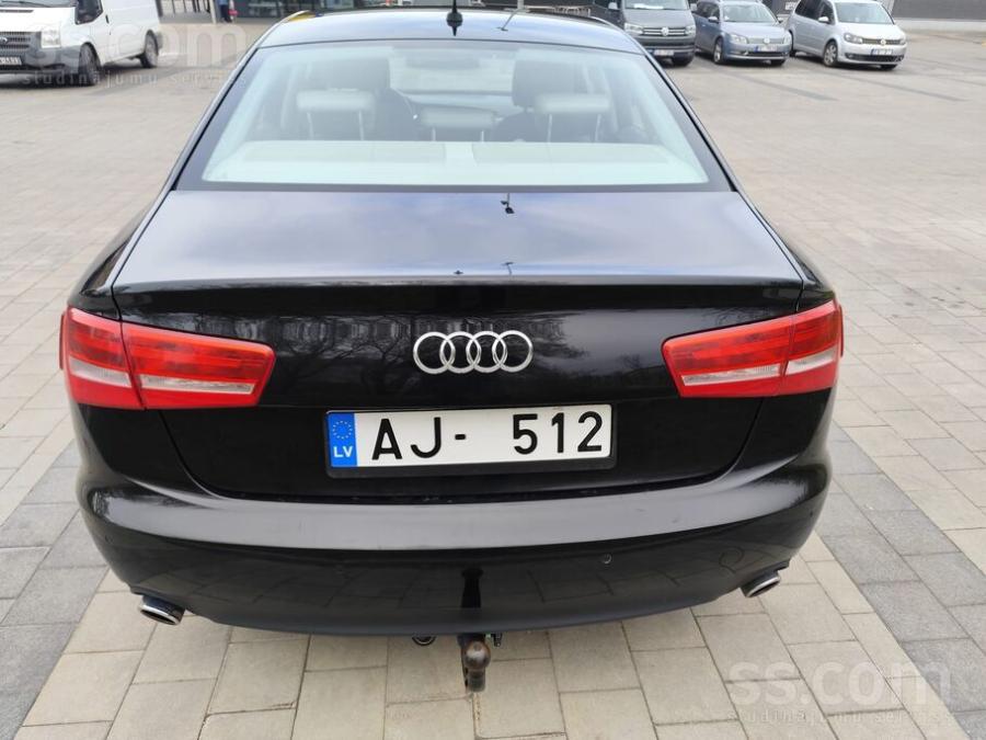 Black Audi A6 2011 in Riga, with an engine capacity of 3.00 L and mileage of 418 thousand km for 7650 €, photo 5 on AUTOMOTO.COM.LV