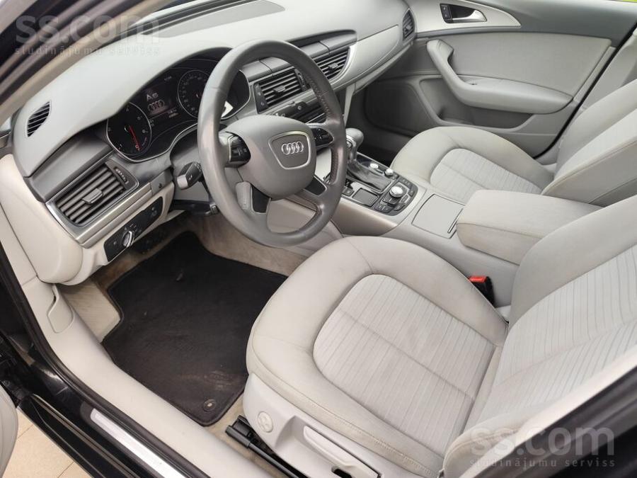 Black Audi A6 2011 in Riga, with an engine capacity of 3.00 L and mileage of 418 thousand km for 7650 €, photo 6 on AUTOMOTO.COM.LV