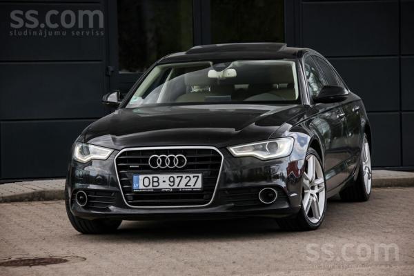 Black Audi A6 2011 in Jelgava, with an engine capacity of 3.00 L and mileage of 0 thousand km for 11990 €, photo 1 on AUTOMOTO.COM.LV