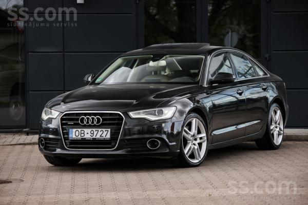 Black Audi A6 2011 in Jelgava, with an engine capacity of 3.00 L and mileage of 0 thousand km for 11990 €, photo 2 on AUTOMOTO.COM.LV