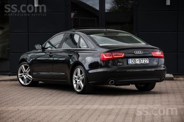 Black Audi A6 2011 in Jelgava, with an engine capacity of 3.00 L and mileage of 0 thousand km for 11990 €, photo 9 on AUTOMOTO.COM.LV