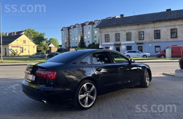 Black Audi A6 2011 in Riga, with an engine capacity of 3.00 L and mileage of 367 thousand km for 11900 €, photo 4 on AUTOMOTO.COM.LV