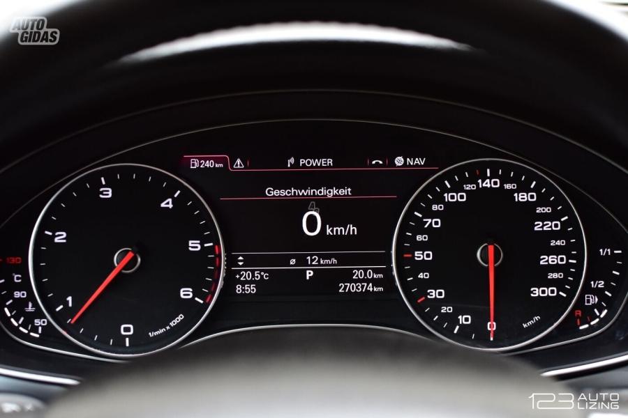 Black Audi A6 2011 in Kretinga, with an engine capacity of 3.00 L and mileage of 270 thousand km for 10950 €, photo 21 on AUTOMOTO.COM.LV