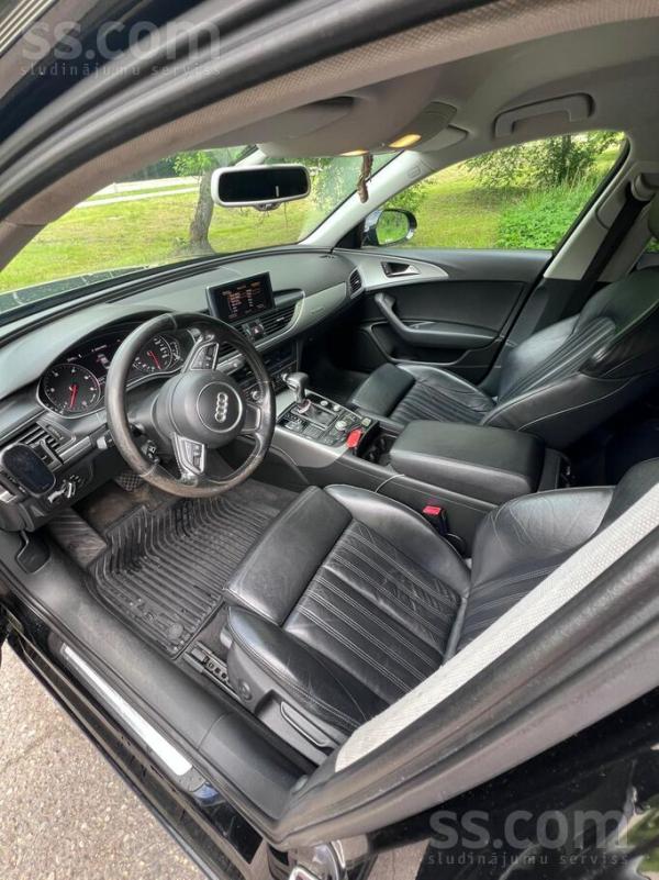 Black Audi A6 2011 in Jelgava, with an engine capacity of 3.00 L and mileage of 275 thousand km for 9500 €, photo 5 on AUTOMOTO.COM.LV
