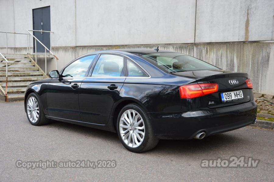 Black Audi A6 2011 in Tallinn, with an engine capacity of 3.00 L and mileage of 112 thousand km for 14900 €, photo 6 on AUTOMOTO.COM.LV