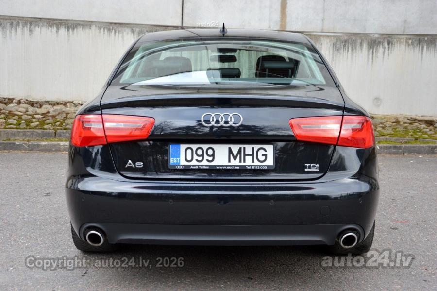 Black Audi A6 2011 in Tallinn, with an engine capacity of 3.00 L and mileage of 112 thousand km for 14900 €, photo 7 on AUTOMOTO.COM.LV