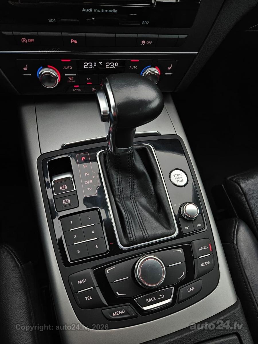 Black Audi A6 2011 in Tallinn, with an engine capacity of 3.00 L and mileage of 112 thousand km for 14900 €, photo 15 on AUTOMOTO.COM.LV