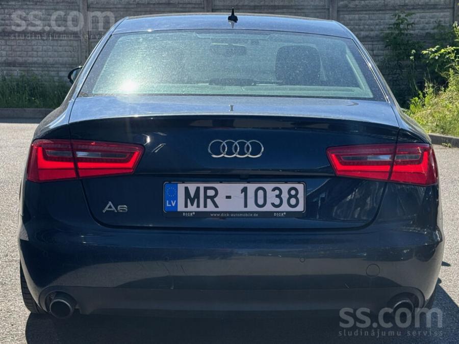 Black Audi A6 2011 in Riga, with an engine capacity of 2.80 L and mileage of 268 thousand km for 4750 €, photo 6 on AUTOMOTO.COM.LV