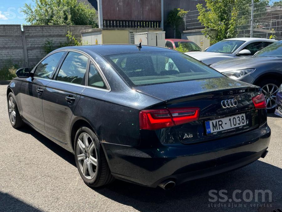 Black Audi A6 2011 in Riga, with an engine capacity of 2.80 L and mileage of 268 thousand km for 4750 €, photo 7 on AUTOMOTO.COM.LV