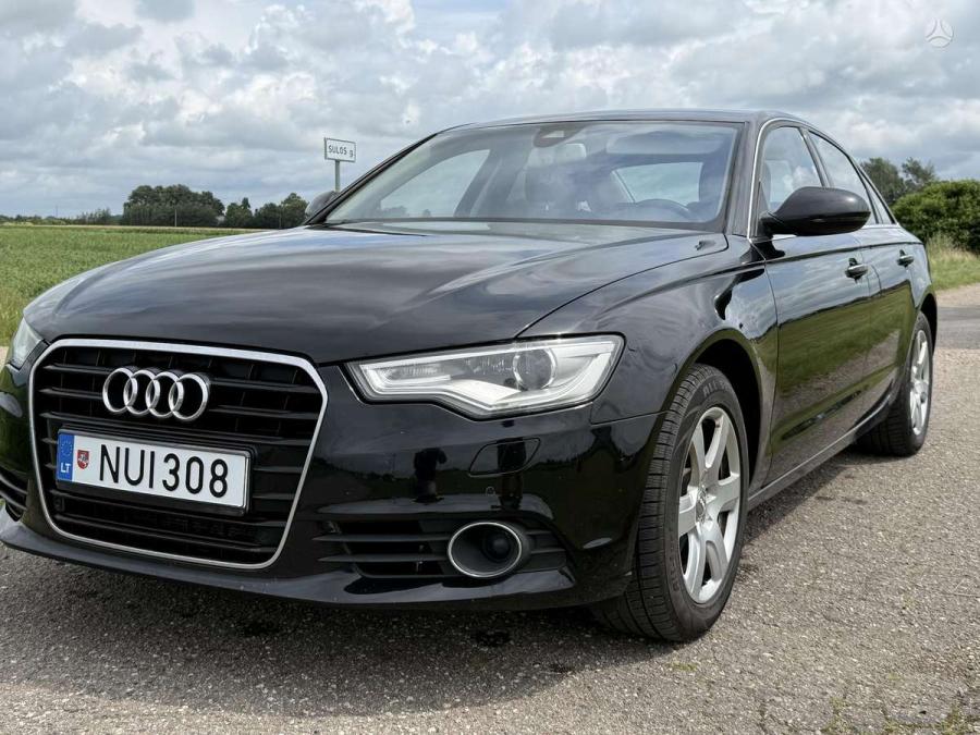 Black Audi A6 2011 in Marijampole, with an engine capacity of 2.97 L and mileage of 350 thousand km for 9400 €, photo 1 on AUTOMOTO.COM.LV