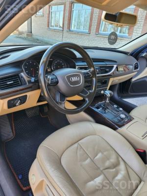 Black Audi A6 2011 in Ludza, with an engine capacity of 2.80 L and mileage of 271 thousand km for 8000 €, photo 7 on AUTOMOTO.COM.LV