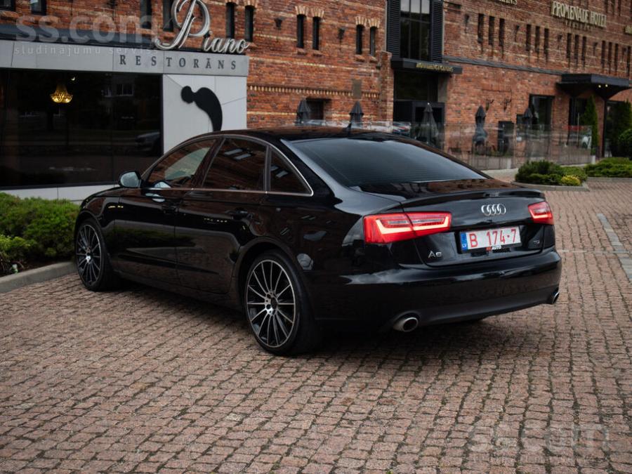 Melns Audi A6 2011 Liepāja, ar dzinēja tilpumu 3.00 L un nobraukumu 303 tūkst. km par 9950 €, foto 5 vietnē AUTOMOTO.COM.LV