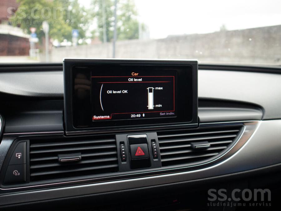 Melns Audi A6 2011 Liepāja, ar dzinēja tilpumu 3.00 L un nobraukumu 303 tūkst. km par 9950 €, foto 28 vietnē AUTOMOTO.COM.LV