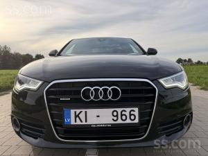 Black Audi A6 2011 in Riga, with an engine capacity of 3.00 L and mileage of 269 thousand km for 10500 €, photo  on AUTOMOTO.COM.LV