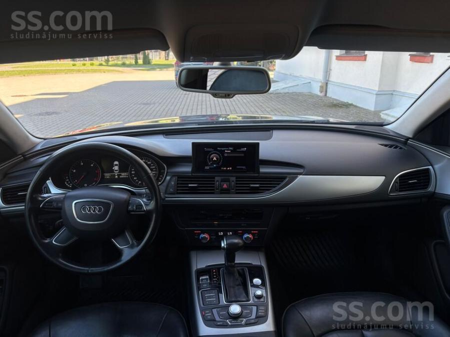 Black Audi A6 2011 in Jelgava, with an engine capacity of 3.00 L and mileage of 308 thousand km for 8500 €, photo 8 on AUTOMOTO.COM.LV