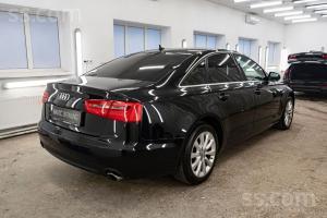 Black Audi A6 2011 in Riga, with an engine capacity of 2.80 L and mileage of 258 thousand km for 7250 €, photo 5 on AUTOMOTO.COM.LV
