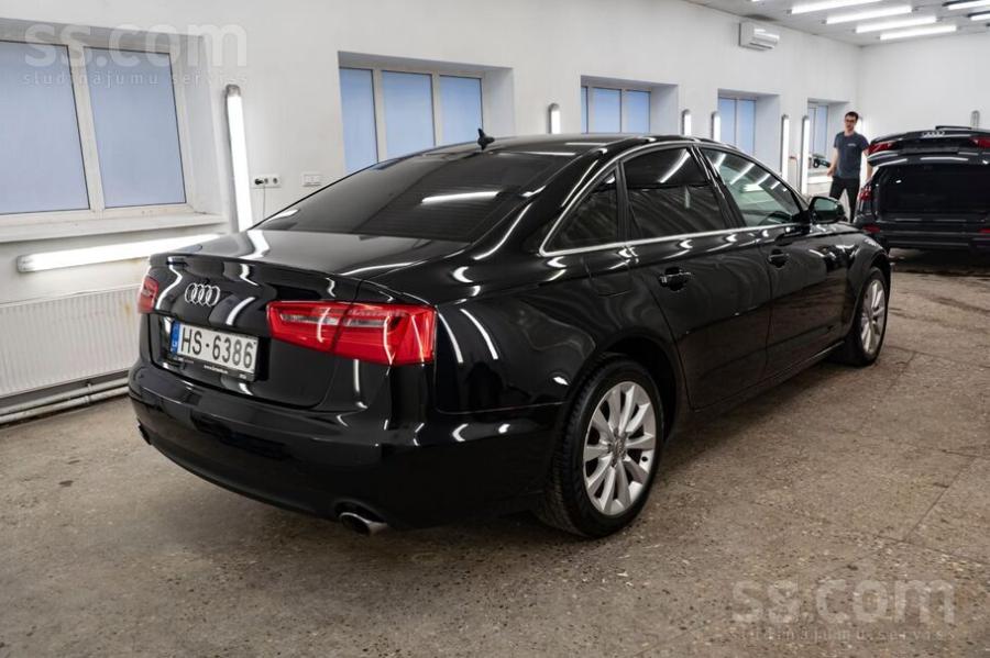 Black Audi A6 2011 in Riga, with an engine capacity of 2.80 L and mileage of 258 thousand km for 7250 €, photo 22 on AUTOMOTO.COM.LV