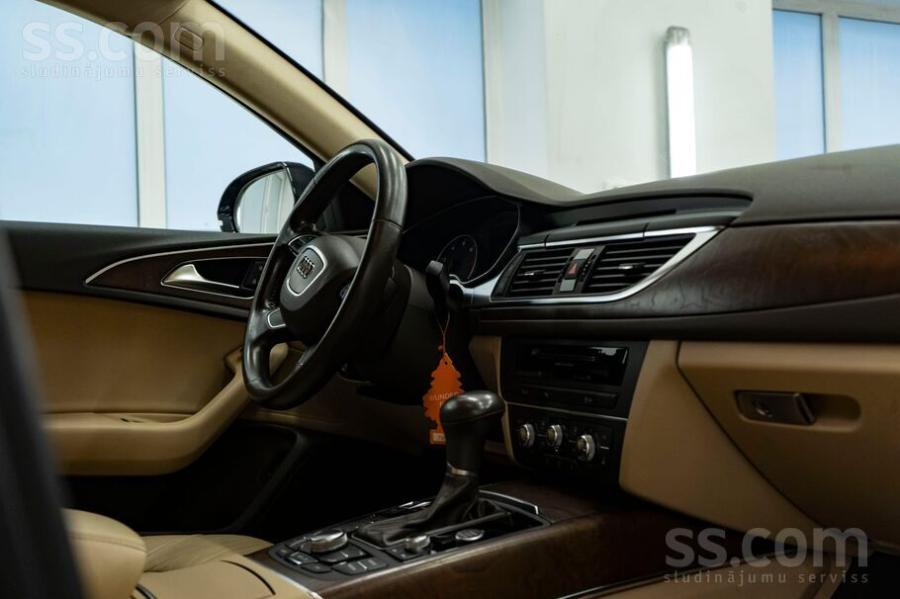 Black Audi A6 2011 in Riga, with an engine capacity of 2.80 L and mileage of 258 thousand km for 7250 €, photo 24 on AUTOMOTO.COM.LV