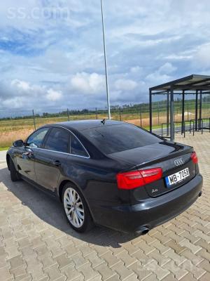 Black Audi A6 2011 in Valmiera, with an engine capacity of 3.00 L and mileage of 219 thousand km for 9500 €, photo 4 on AUTOMOTO.COM.LV