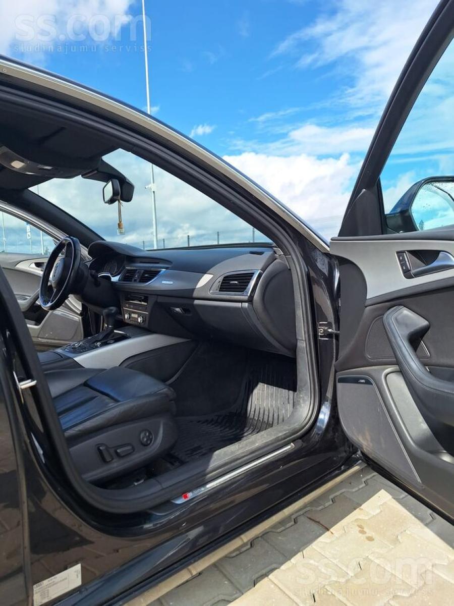 Black Audi A6 2011 in Valmiera, with an engine capacity of 3.00 L and mileage of 219 thousand km for 9500 €, photo 8 on AUTOMOTO.COM.LV