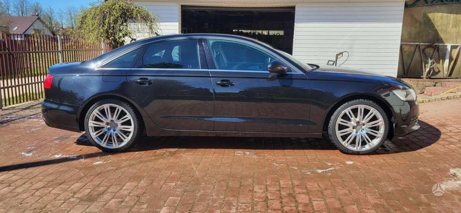 Black Audi A6 2011 in Kaunas, with an engine capacity of 3.00 L and mileage of 358 thousand km for 7500 €, photo 6 on AUTOMOTO.COM.LV