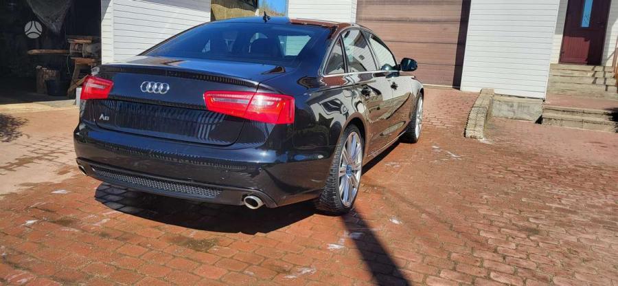 Black Audi A6 2011 in Kaunas, with an engine capacity of 3.00 L and mileage of 358 thousand km for 7500 €, photo 7 on AUTOMOTO.COM.LV