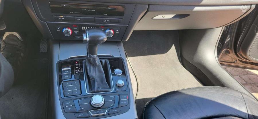 Black Audi A6 2011 in Kaunas, with an engine capacity of 3.00 L and mileage of 358 thousand km for 7500 €, photo 14 on AUTOMOTO.COM.LV