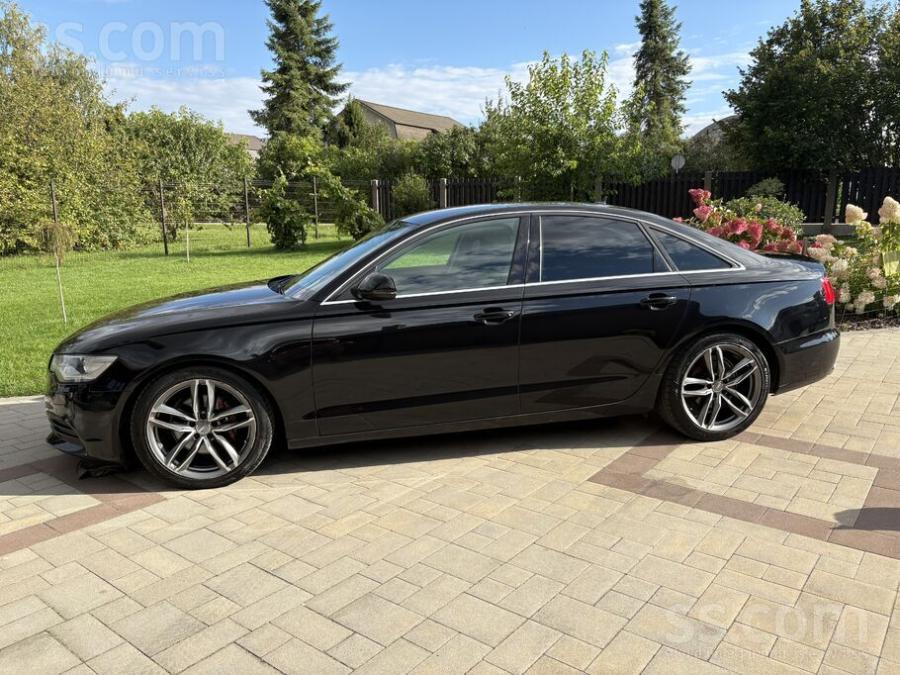 Black Audi A6 2011 in Bauska, with an engine capacity of 3.00 L and mileage of 262 thousand km for 8900 €, photo 1 on AUTOMOTO.COM.LV