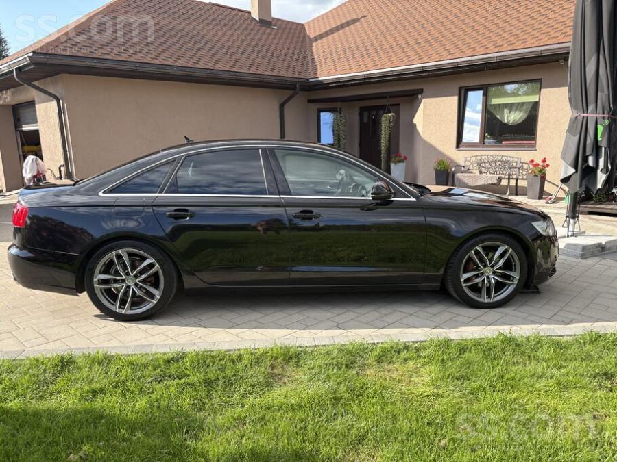 Black Audi A6 2011 in Bauska, with an engine capacity of 3.00 L and mileage of 262 thousand km for 8900 €, photo 4 on AUTOMOTO.COM.LV