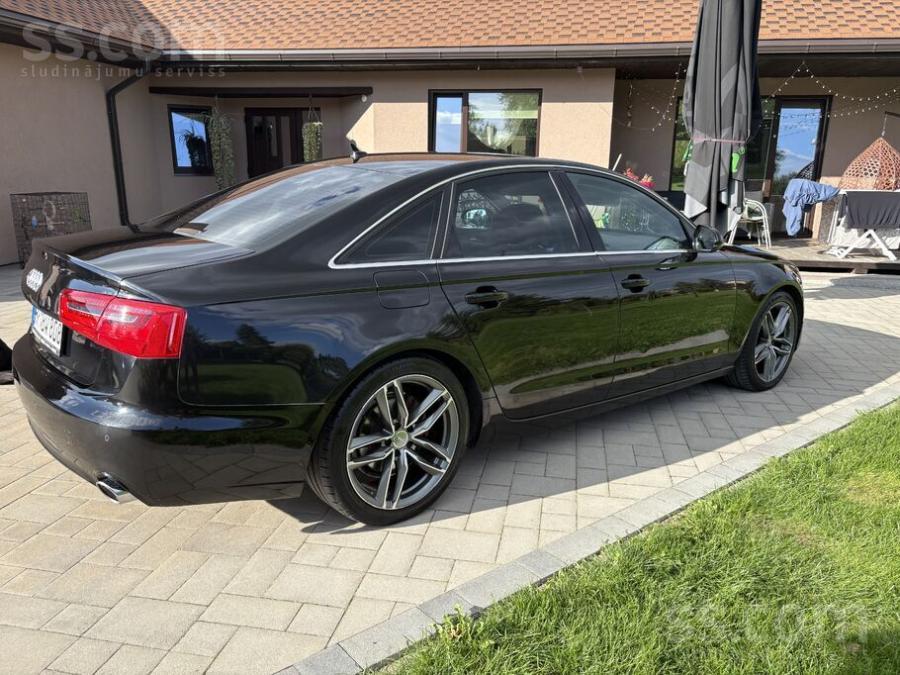 Black Audi A6 2011 in Bauska, with an engine capacity of 3.00 L and mileage of 262 thousand km for 8900 €, photo 5 on AUTOMOTO.COM.LV