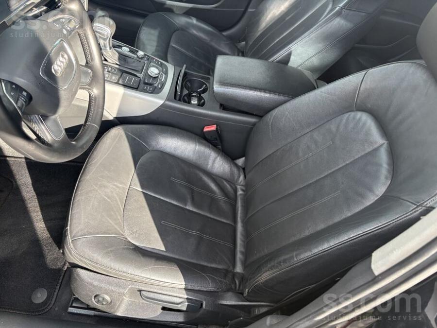 Black Audi A6 2011 in Bauska, with an engine capacity of 3.00 L and mileage of 262 thousand km for 8900 €, photo 13 on AUTOMOTO.COM.LV
