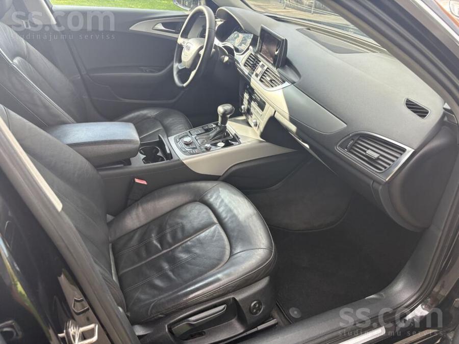 Black Audi A6 2011 in Bauska, with an engine capacity of 3.00 L and mileage of 262 thousand km for 8900 €, photo 16 on AUTOMOTO.COM.LV