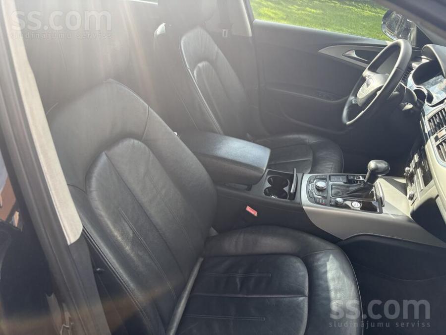 Black Audi A6 2011 in Bauska, with an engine capacity of 3.00 L and mileage of 262 thousand km for 8900 €, photo 17 on AUTOMOTO.COM.LV