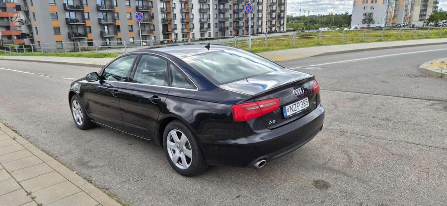 Black Audi A6 2011 in Vilnius, with an engine capacity of 2.97 L and mileage of 283 thousand km for 6800 €, photo 5 on AUTOMOTO.COM.LV