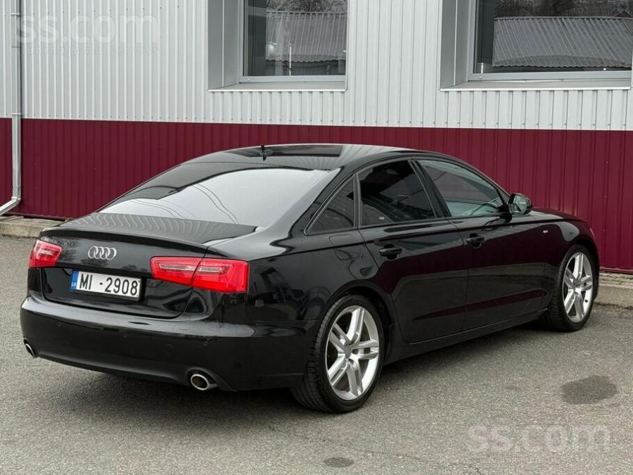 Black Audi A6 2011 in Riga, with an engine capacity of 3.00 L and mileage of 266 thousand km for 8990 €, photo 5 on AUTOMOTO.COM.LV